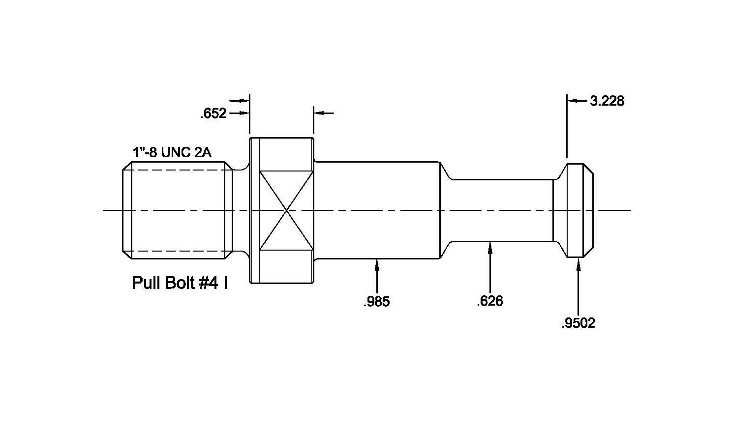 Pull Bolt 4 I - TJ Davies